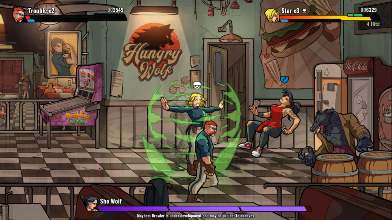 Urban fantasy-themed beat ’em up Mayhem Brawler announced for PS4, Xbox ...