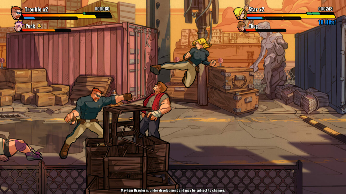 Urban fantasy-themed beat ’em up Mayhem Brawler announced for PS4, Xbox ...