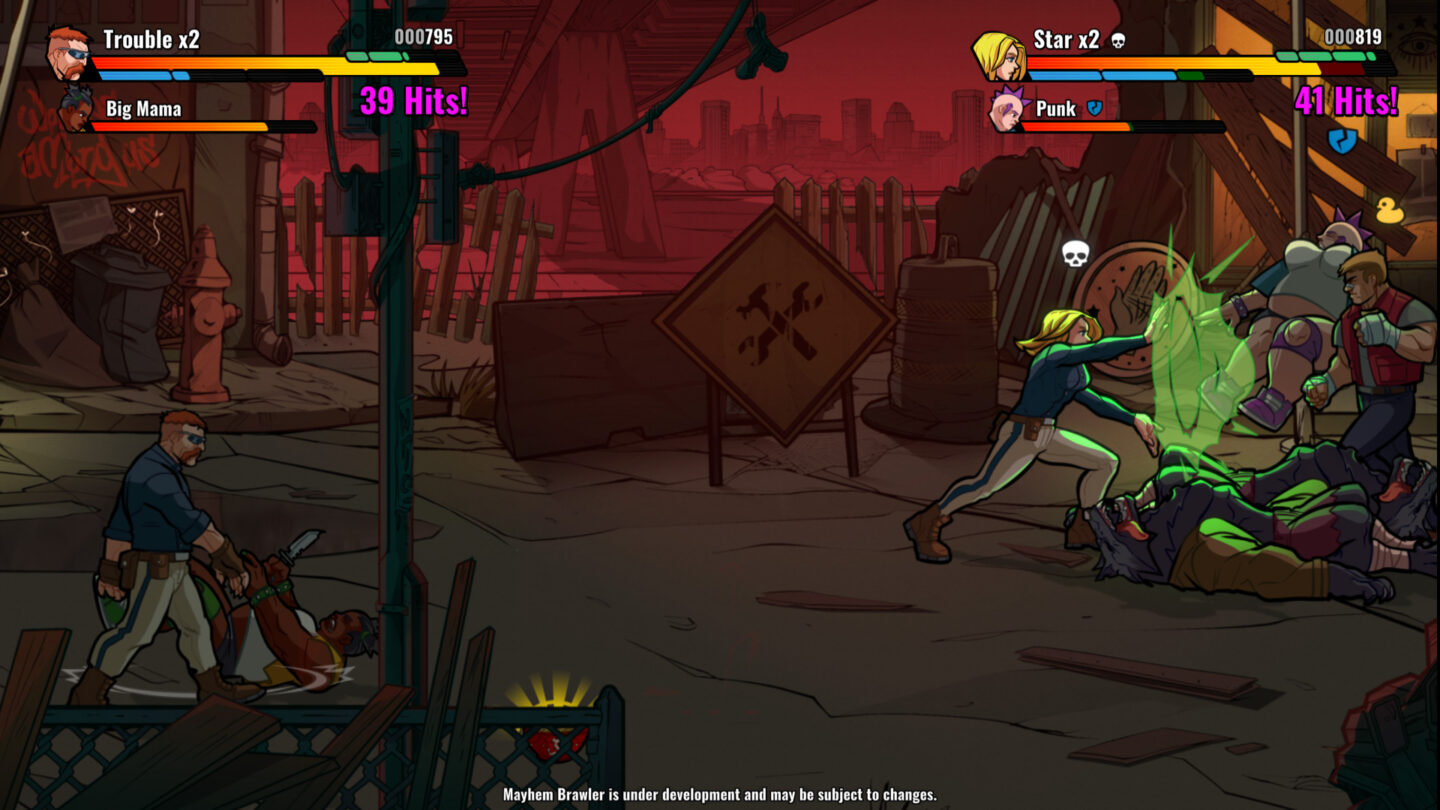 Urban fantasy-themed beat ’em up Mayhem Brawler announced for PS4, Xbox ...