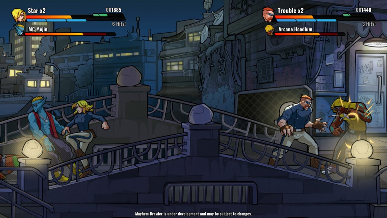 Urban fantasy-themed beat ’em up Mayhem Brawler announced for PS4, Xbox ...