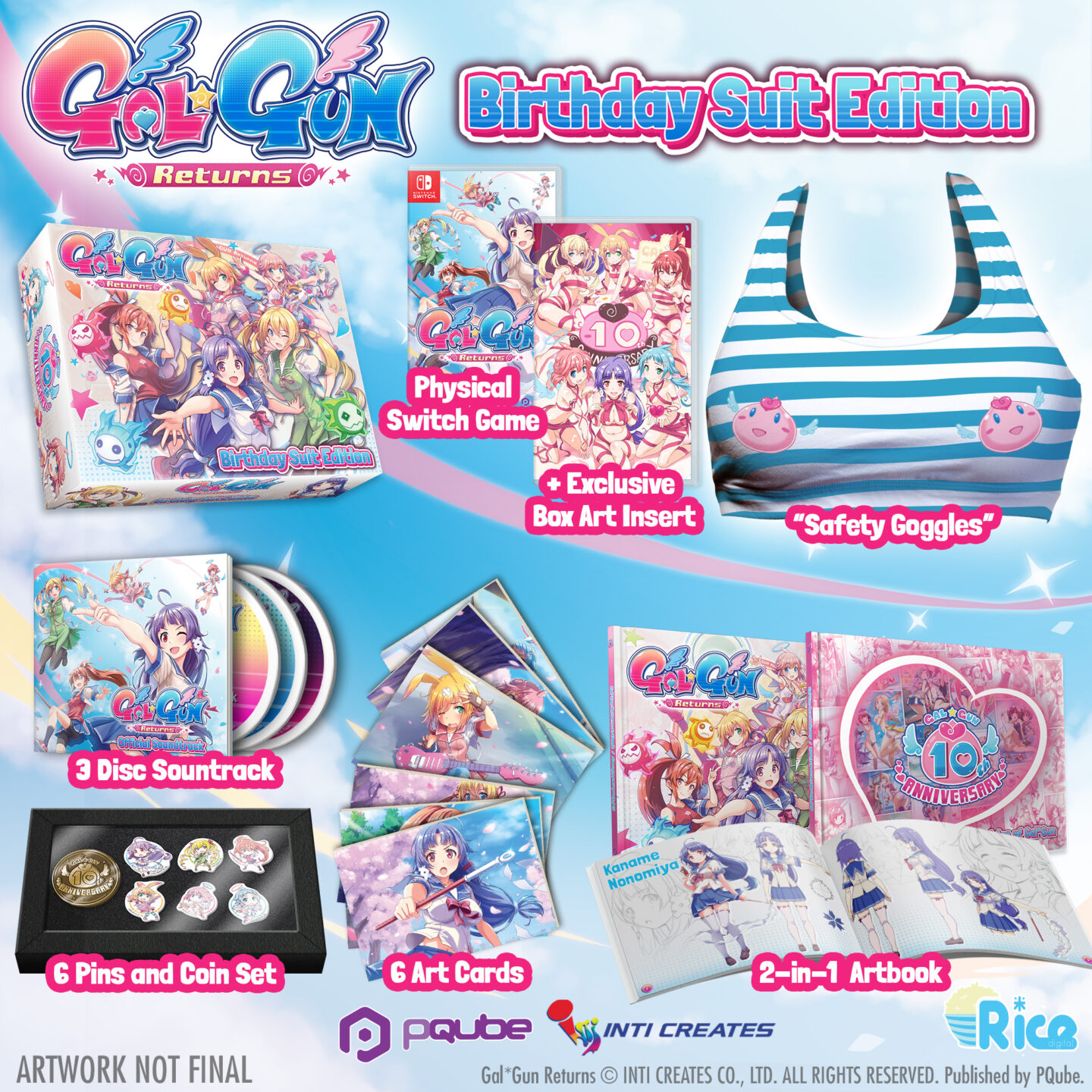 Gal Gun Returns ‘Birthday Suit Edition’ announced - Gematsu