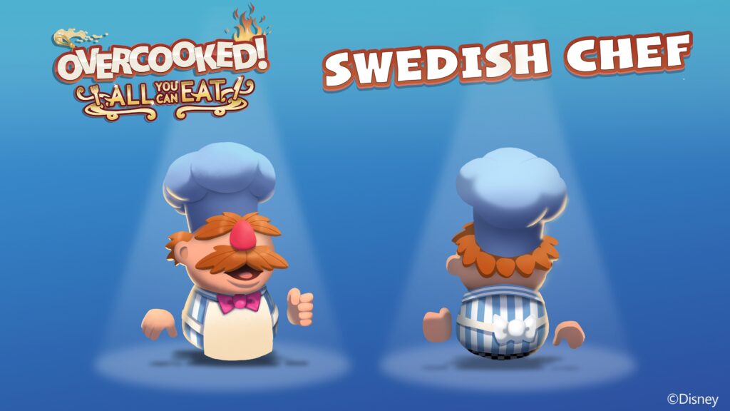 Overcooked! All You Can Eat free DLC character Swedish Chef from The ...