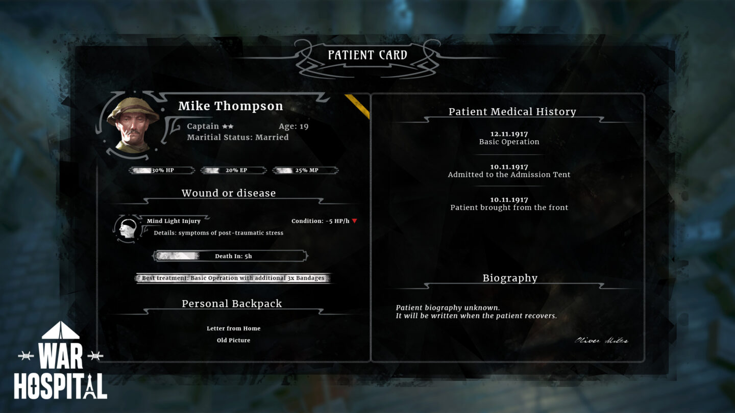 World War I society survival game War Hospital announced for PS5, Xbox ...