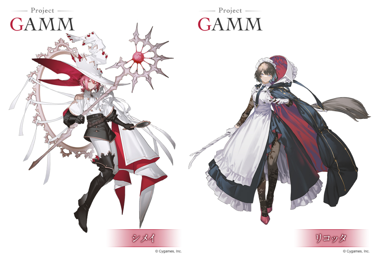 Project GAMM by Cygames - first screenshots, artwork - Gematsu