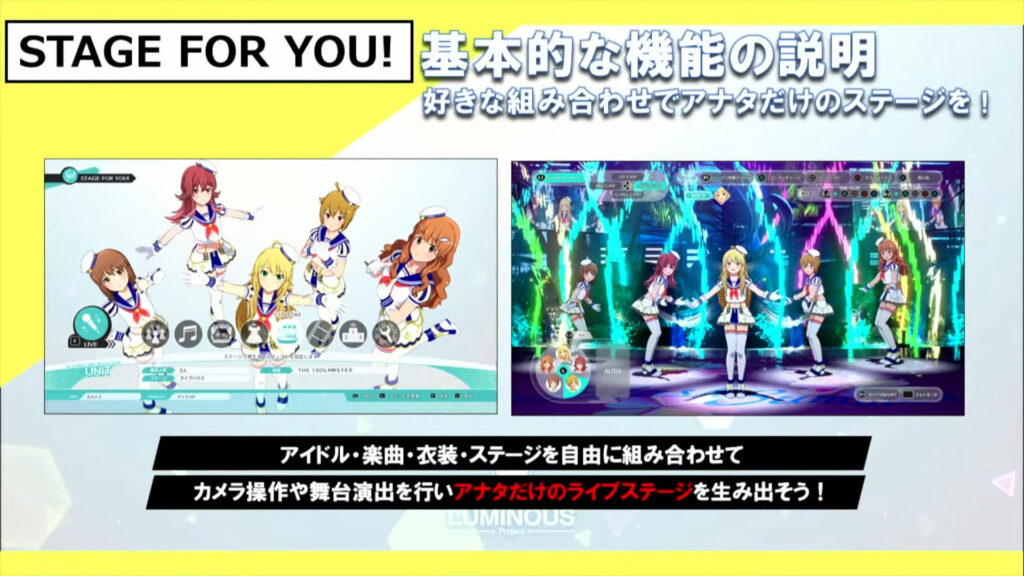 The Idolmaster: Starlit Season details Stage For You! mode, PS4 demo ...