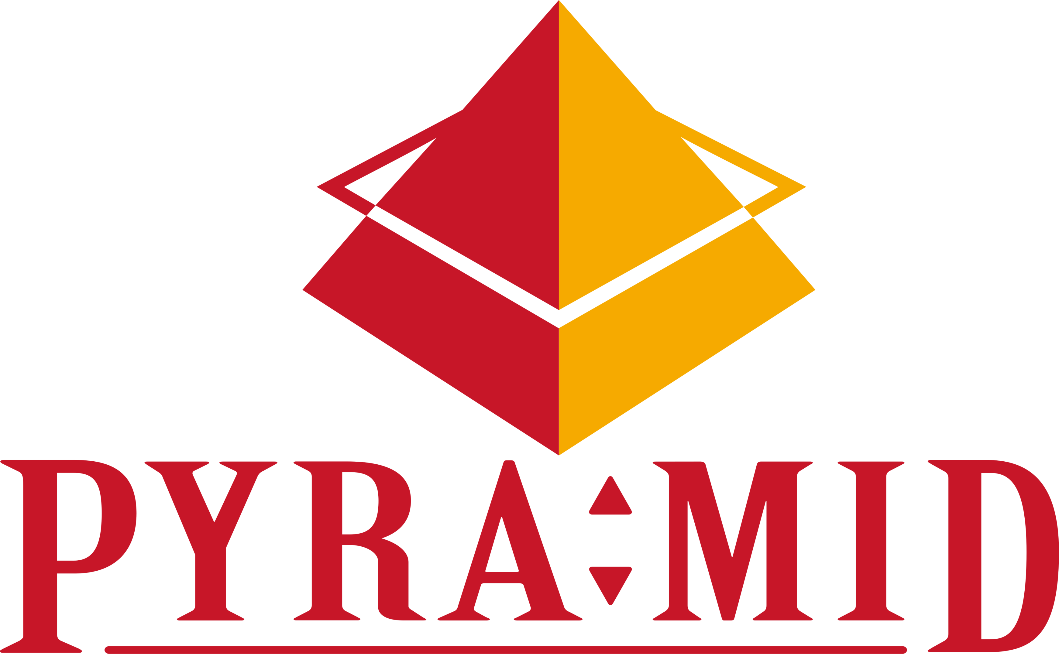 Company Logo With Red Pyramid