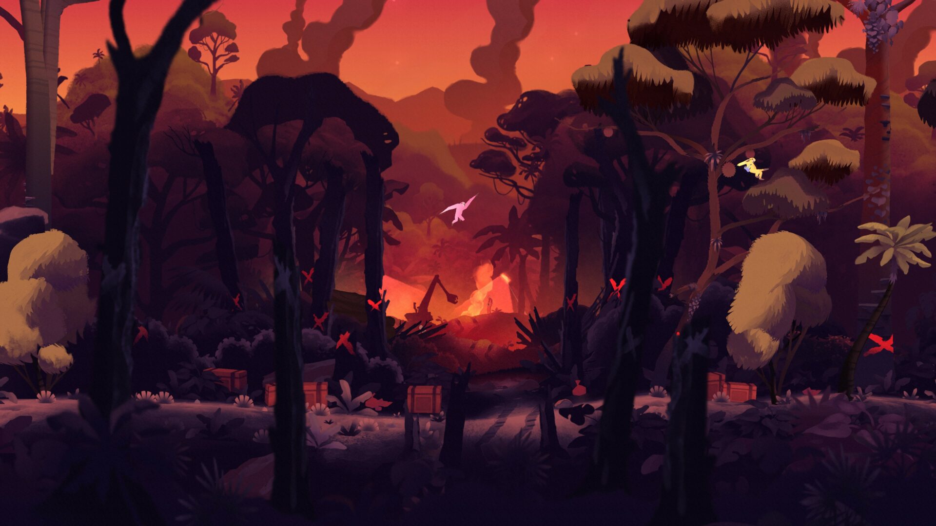Hand-drawn adventure game Gibbon: Beyond the Trees announced for Switch ...