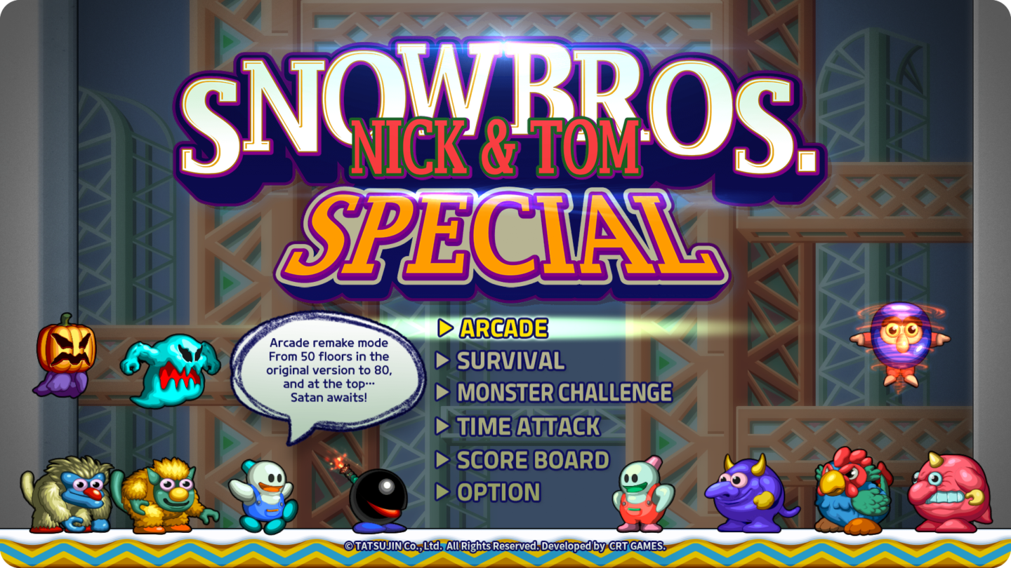 1990s arcade platformer revival Snow Bros. Special announced for Switch ...