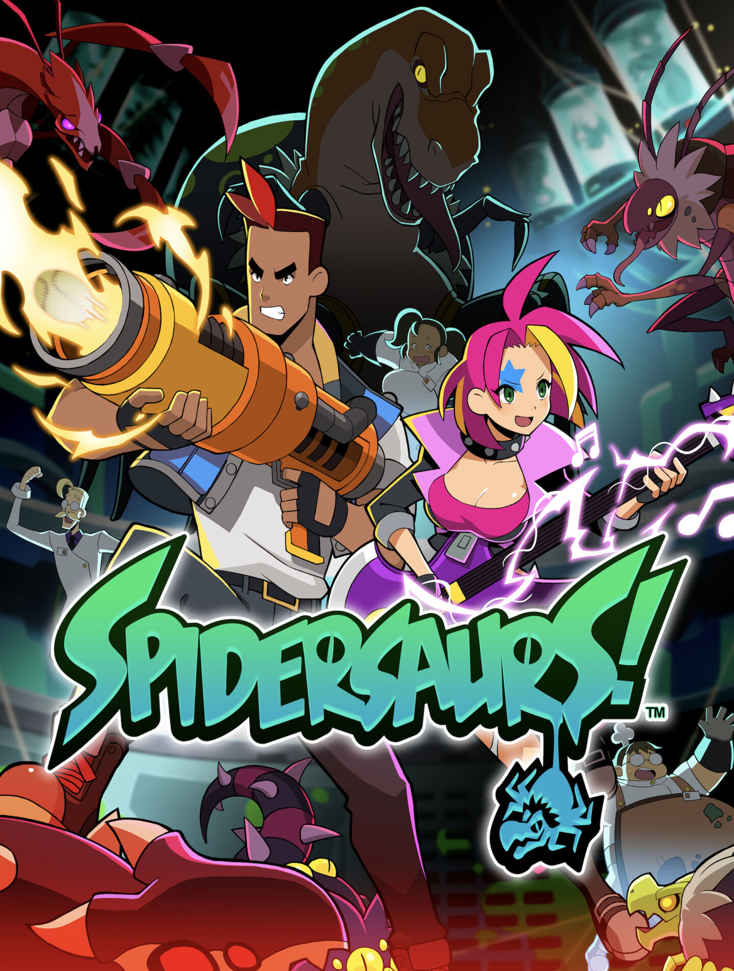 Run-and-gun co-op action game Spidersaurs coming to PS5, Xbox Series, PS4, Xbox One, Switch, and ...