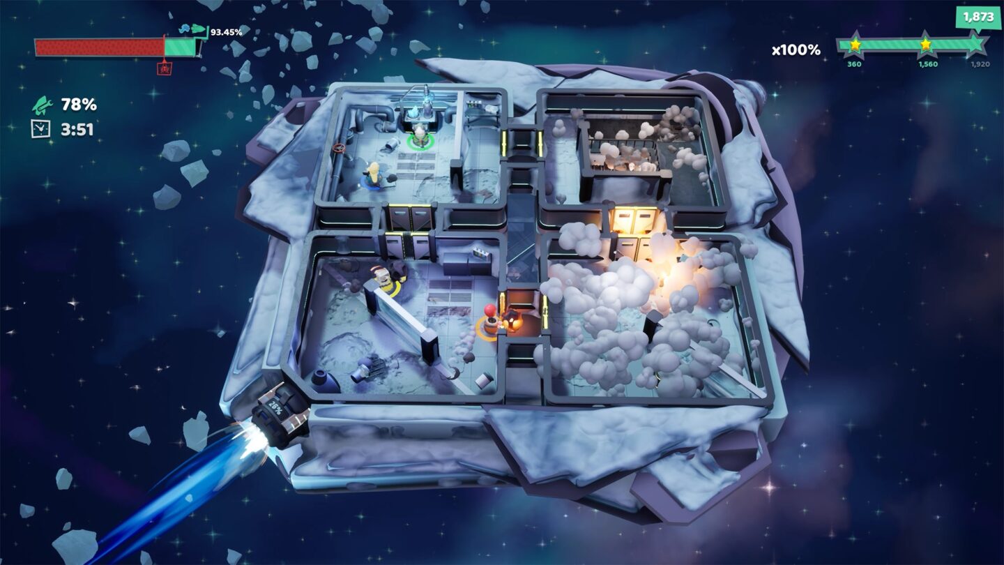 Couch co-op spaceship recovery game Fueled Up announced for PS4, Xbox ...