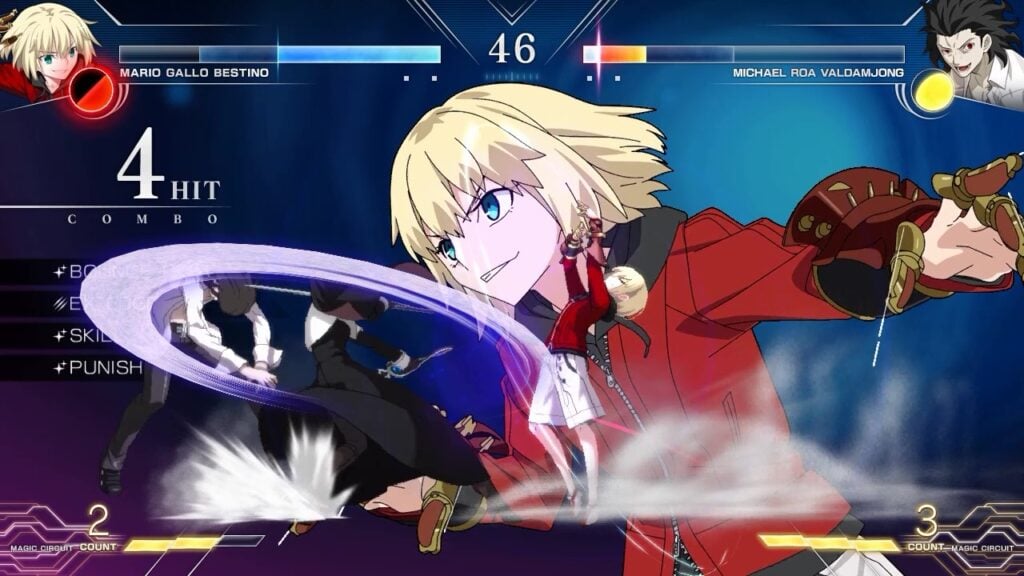 Melty Blood: Type Lumina - Powered Ciel vs. Red Arcueid and Mario Gallo ...