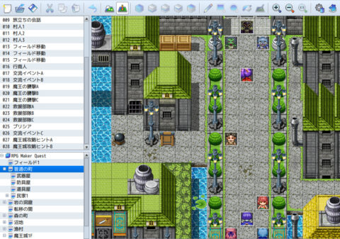 RPG Maker Unite details Outline Editor - Gematsu