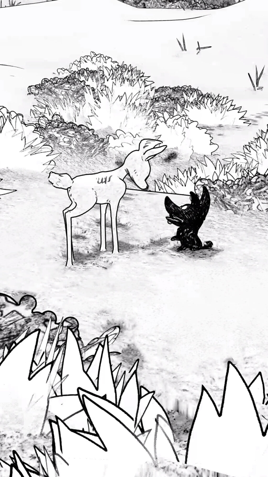 Hand-drawn adventure game Blanc announced for Switch, PC - Gematsu