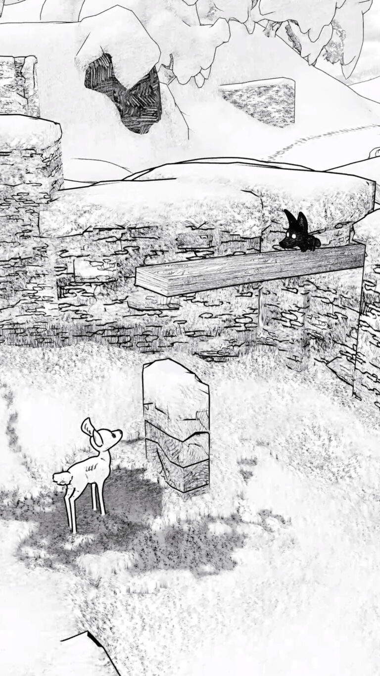 Hand-drawn adventure game Blanc announced for Switch, PC - Gematsu