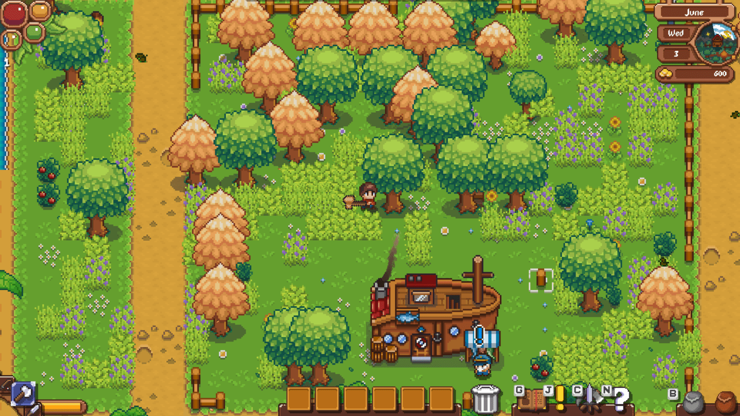 Farm life RPG Pixelshire announced for PC - Gematsu