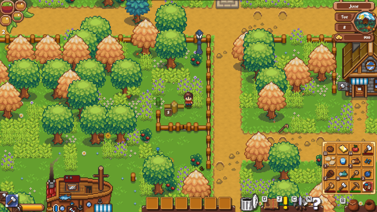 Farm life RPG Pixelshire announced for PC - Gematsu