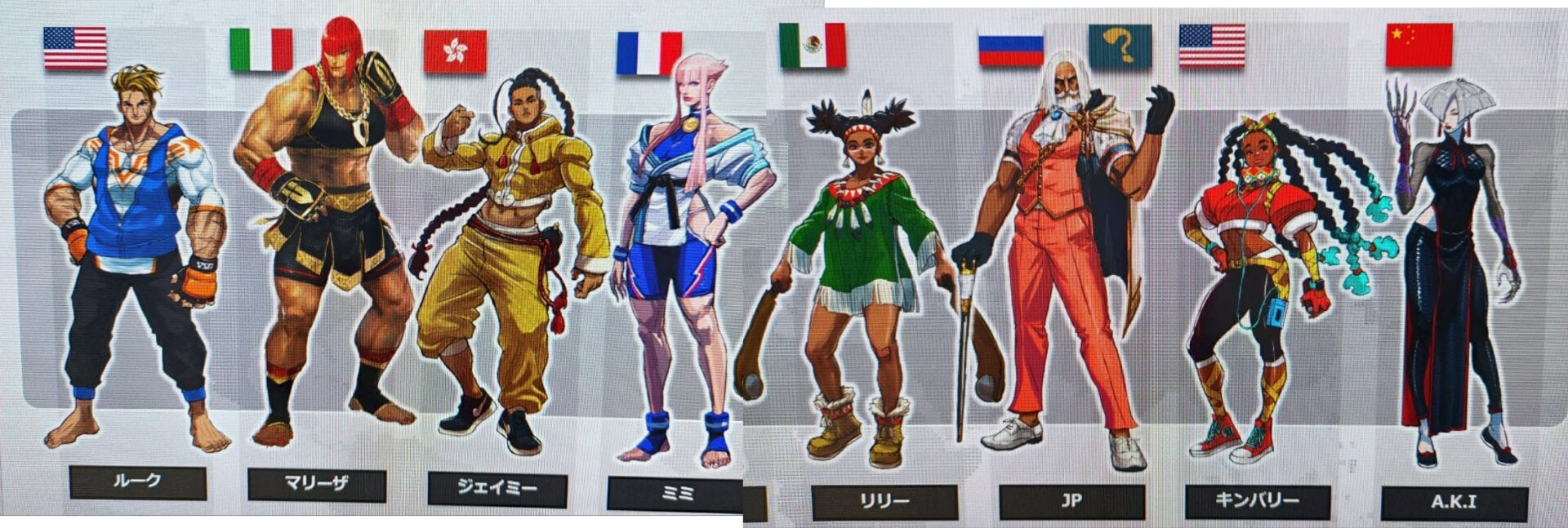 Street Fighter 6 - artwork of 22 playable characters leaked - Gematsu
