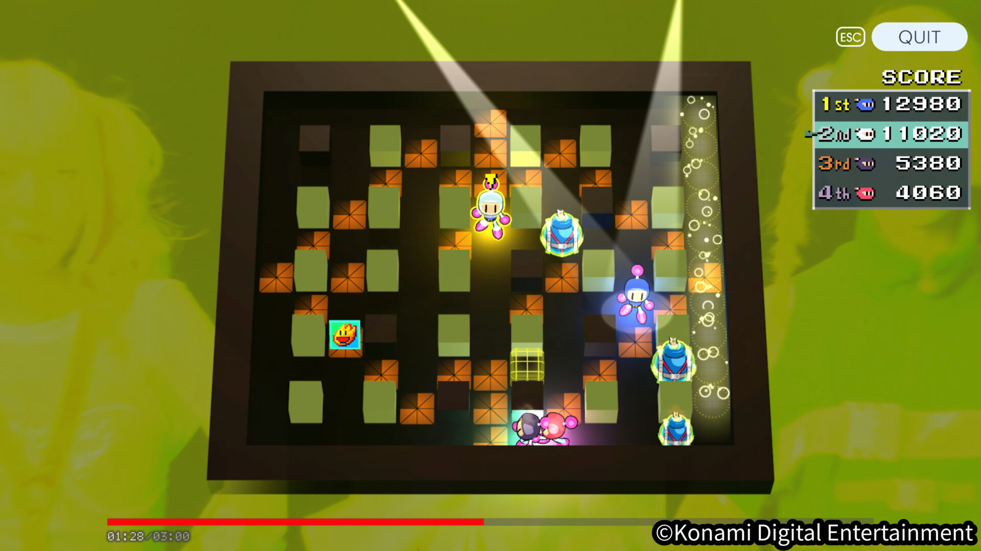 Rhythm action game Amazing Bomberman announced for Apple Arcade - Gematsu