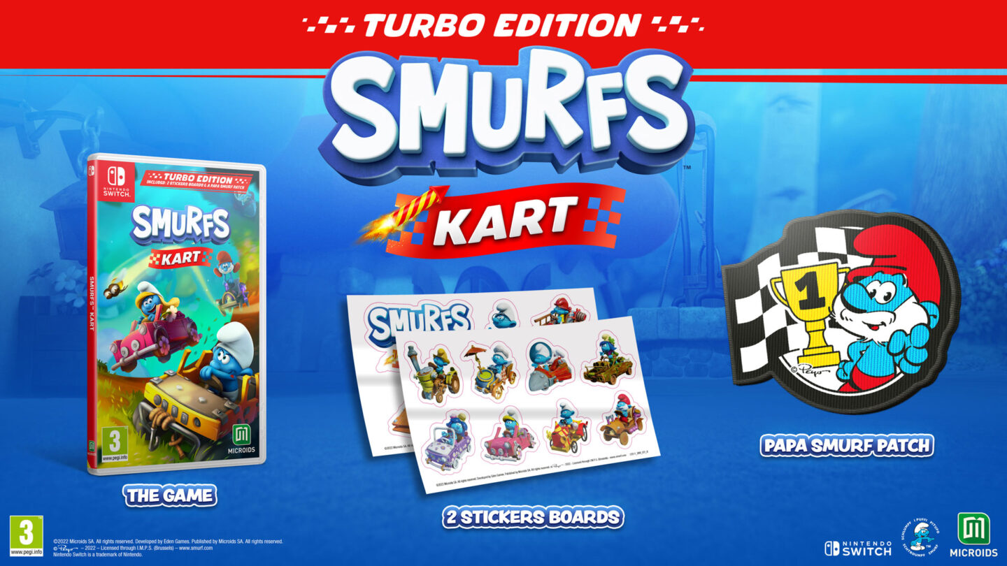 Smurfs Kart launches November 15 - Gematsu
