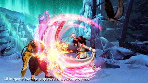 The King of Fighters XV DLC characters Haohmaru, Nakoruru, and Darli ...