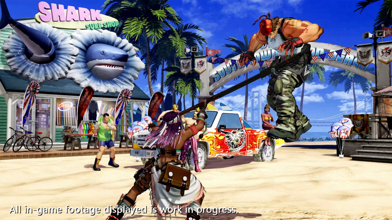 The King of Fighters XV DLC characters Haohmaru, Nakoruru, and Darli ...
