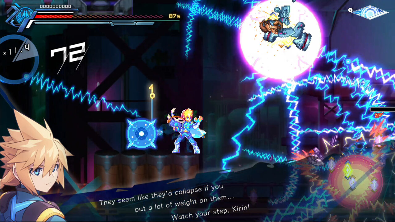 Azure Striker Gunvolt 3 for PC launches October 13 - Gematsu