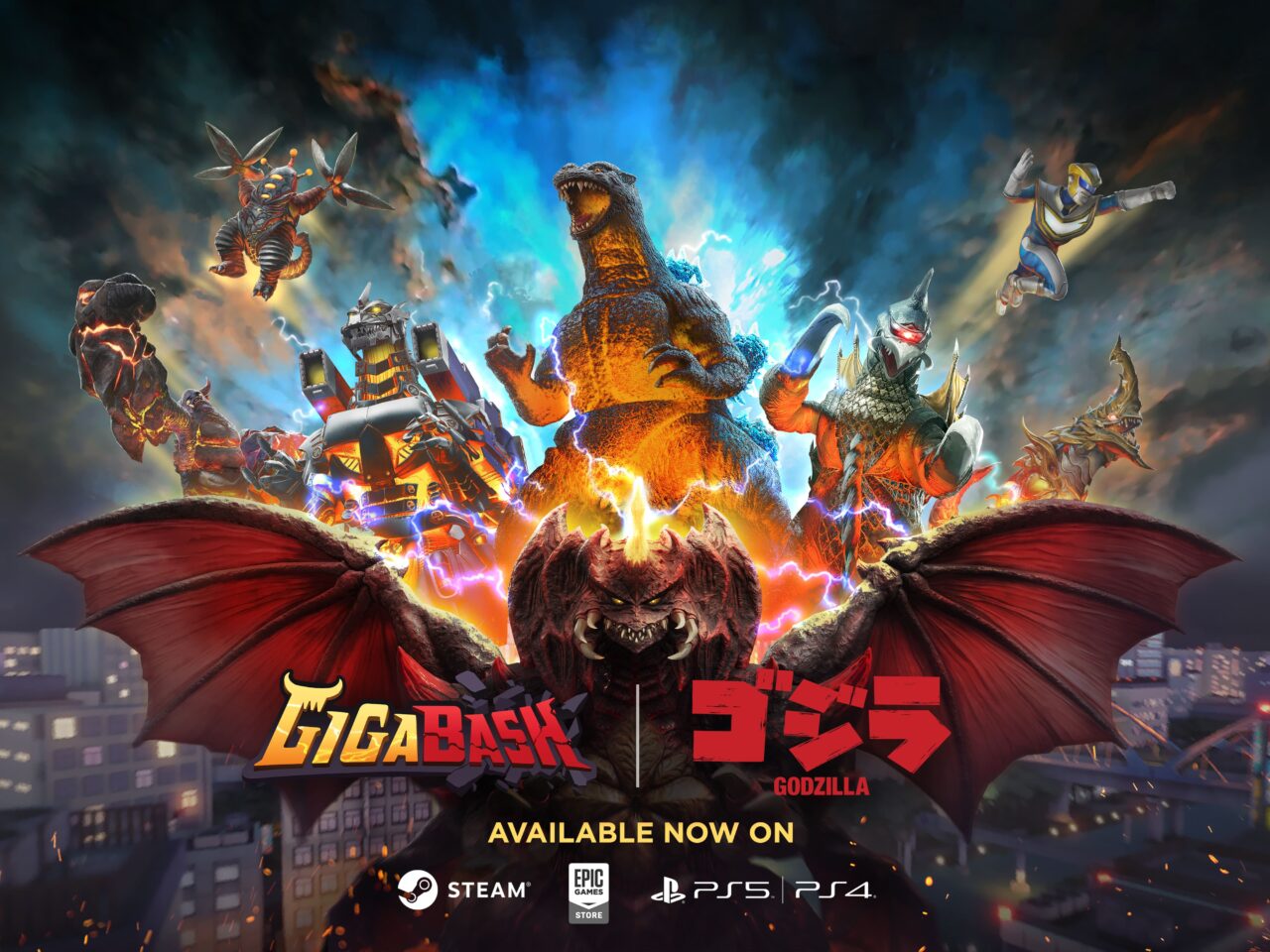 GigaBash DLC ‘Godzilla 4 Kaiju Pack’ and version 1.1 update now ...