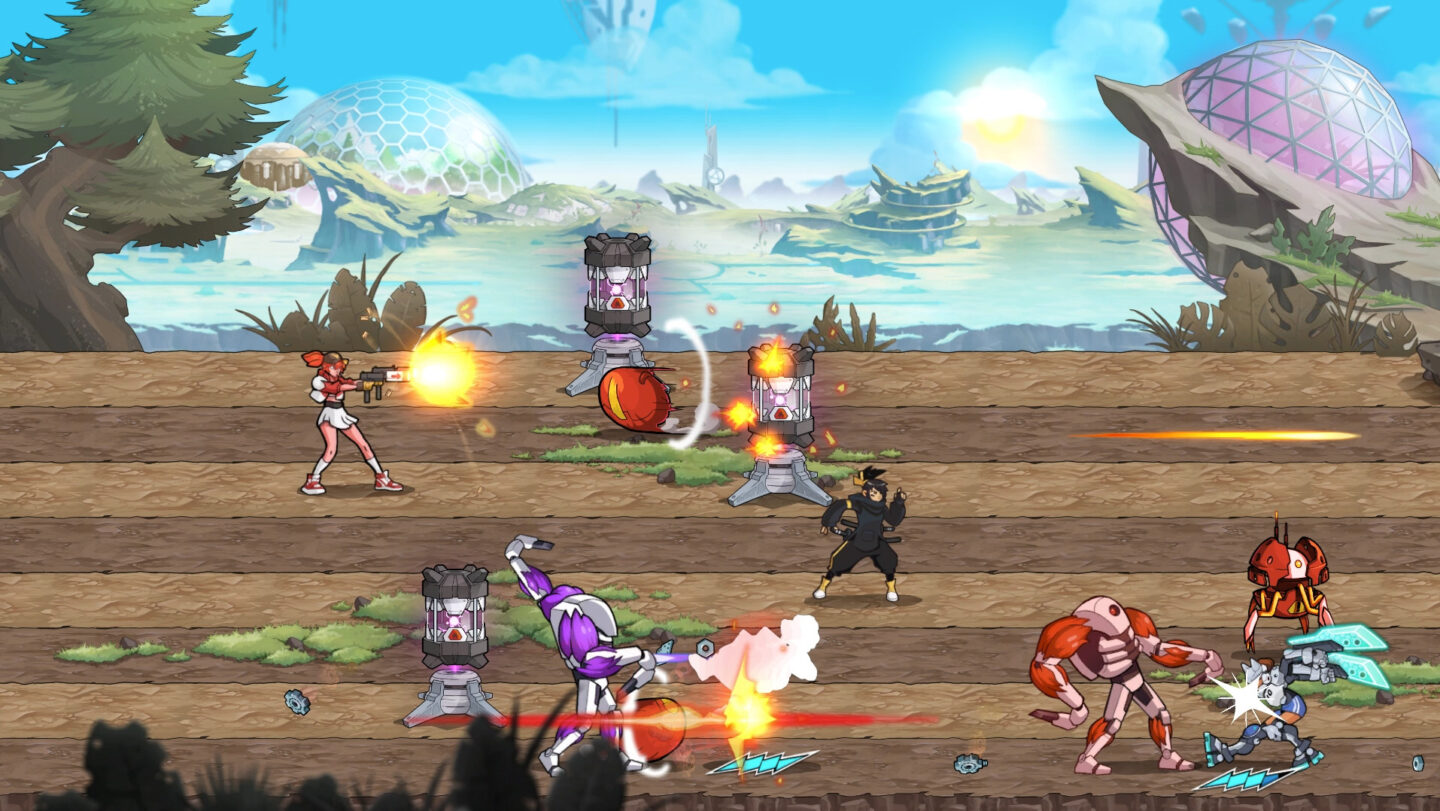 Co-op side-scrolling beat ’em up game Ra Ra BOOM announced for PC - Gematsu