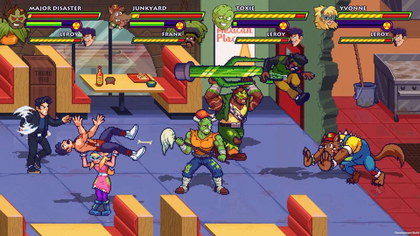 Side-scrolling beat ’em up Toxic Crusaders announced for PS5, Xbox ...