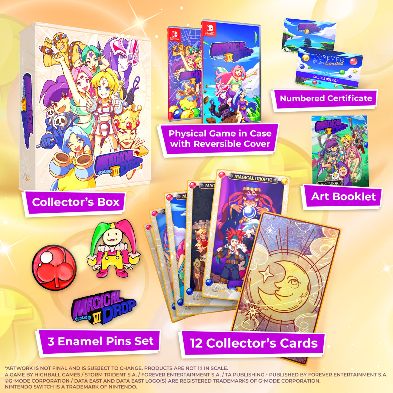 Magical Drop VI - Forever Limited physical editions announced for Switch - Gematsu