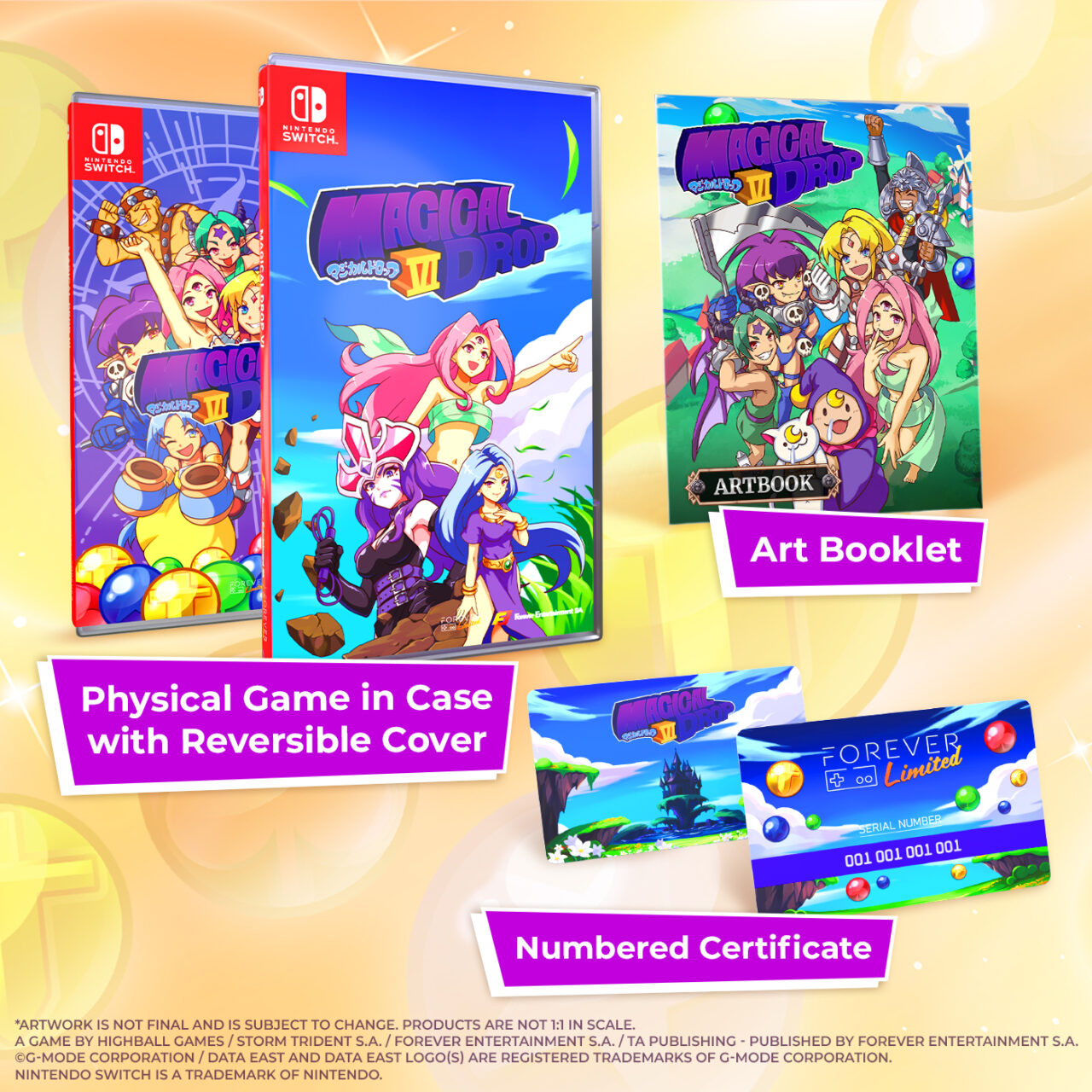 Magical Drop VI - Forever Limited physical editions announced for ...