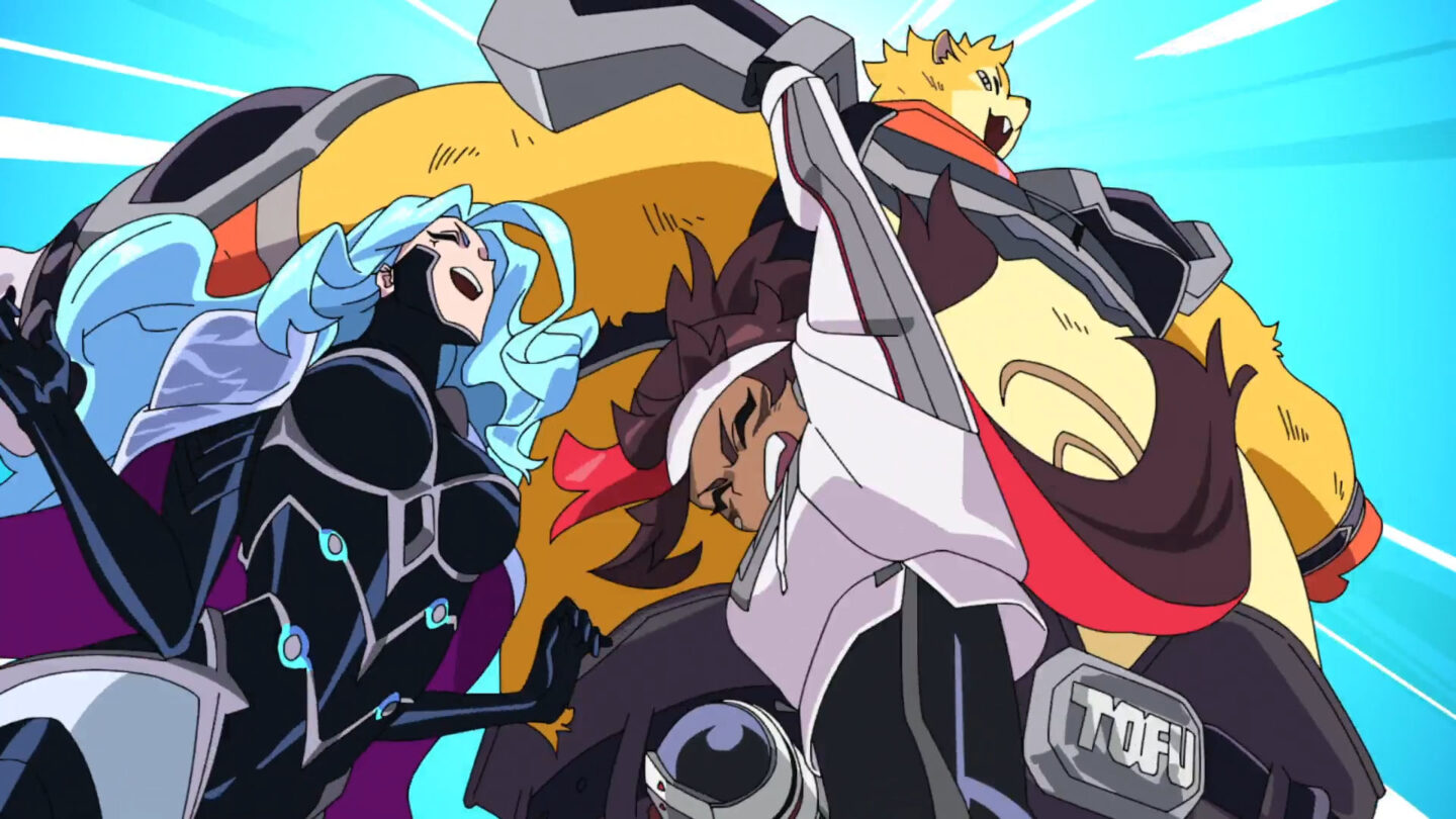 Omega Strikers opening music video, animated by Studio TRIGGER - Gematsu