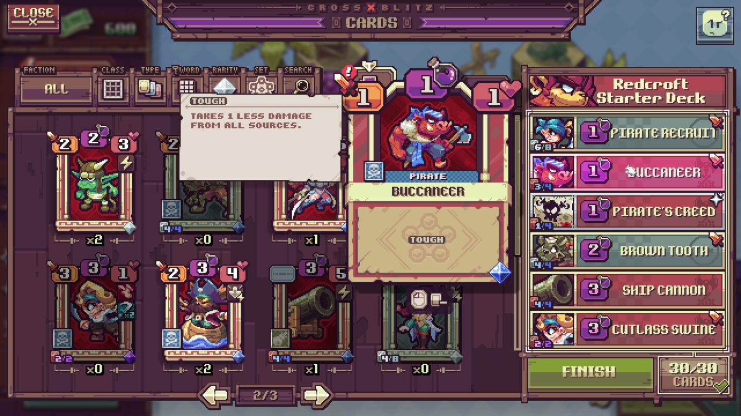 RPG deckbuilder Cross Blitz announced for PC - Gematsu