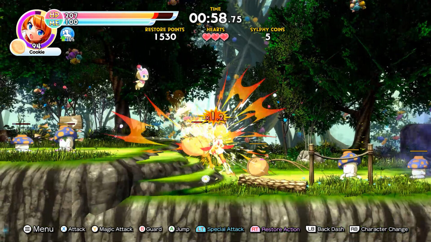 Side-scrolling action game Panic in Sweets Land announced for PC - Gematsu