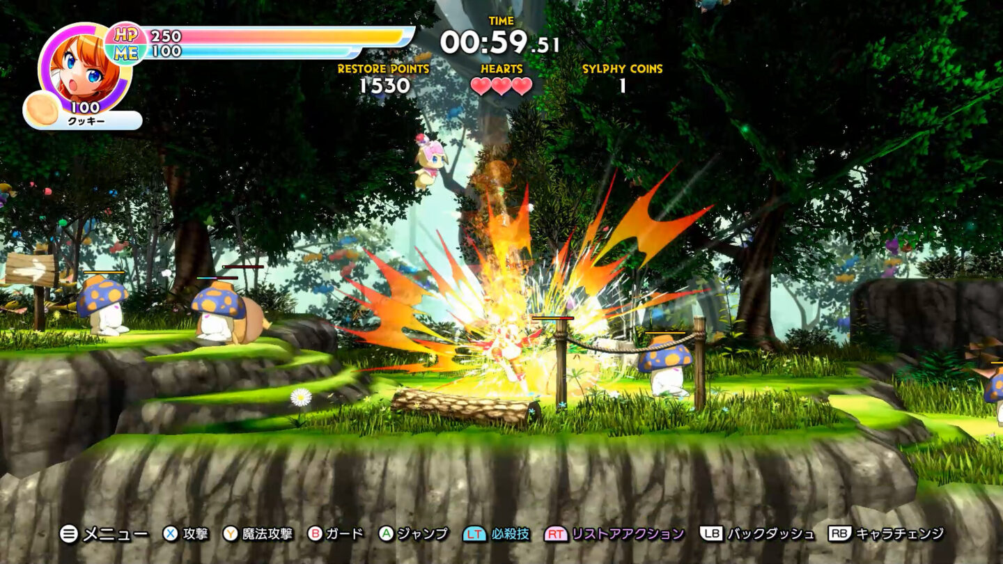 Side-scrolling action game Panic in Sweets Land announced for PC - Gematsu