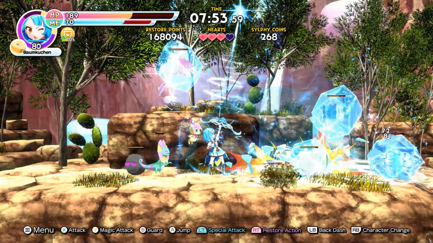 Side-scrolling action game Panic in Sweets Land announced for PC - Gematsu