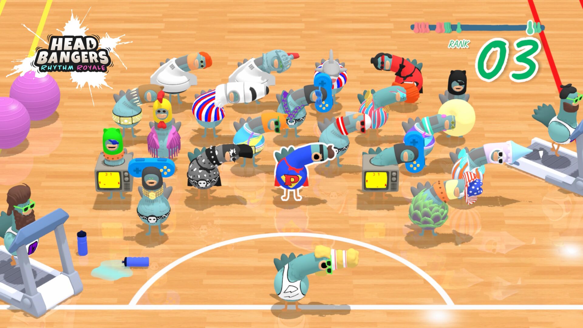 Rhythm-based battle royale game Headbangers: Rhythm Royale announced ...