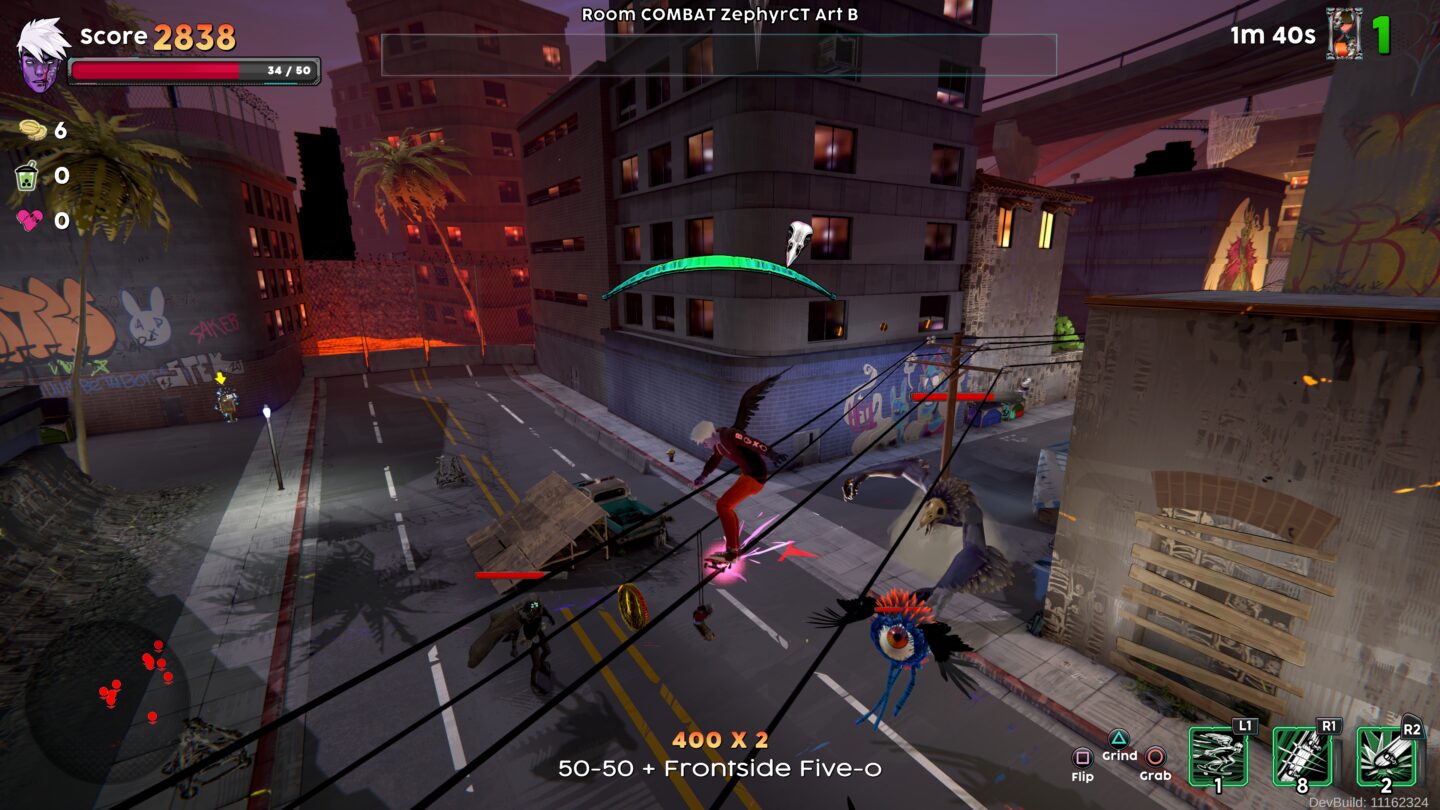 Skateboarding roguelite action game Helskate announced for PC - Gematsu