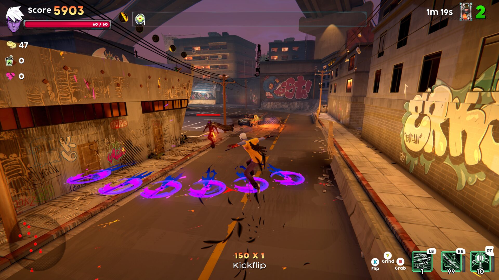 Skateboarding roguelite action game Helskate announced for PC - Gematsu