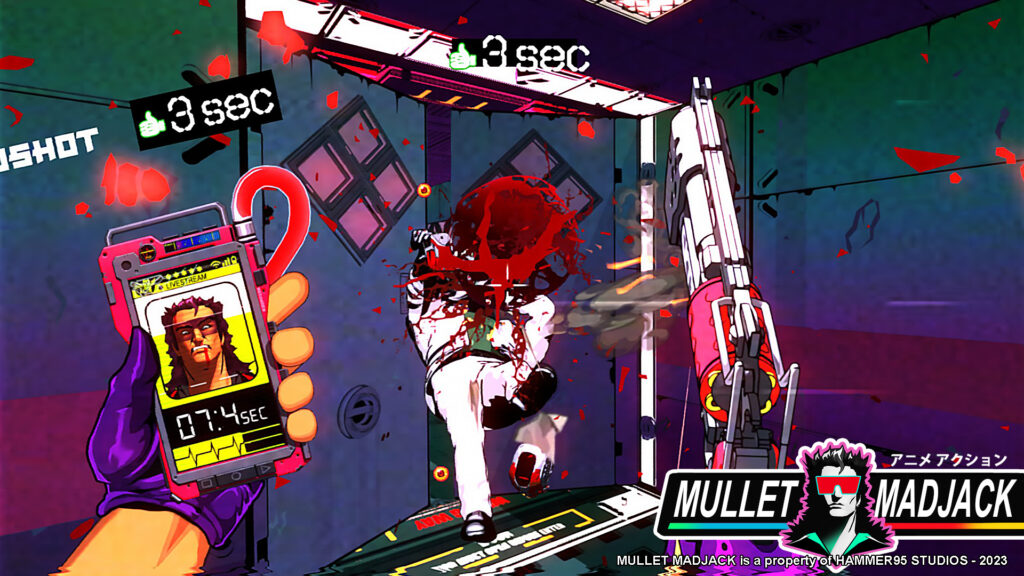 Anime-inspired fast-paced first-person shooter Mullet Mad Jack ...