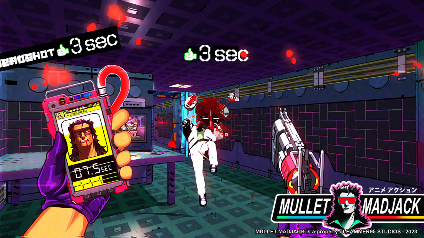 Anime-inspired fast-paced first-person shooter Mullet Mad Jack ...