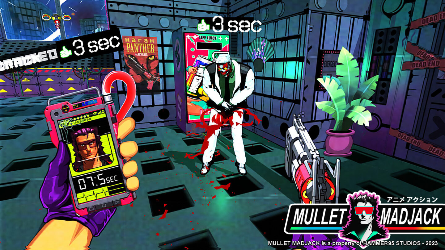 Anime-inspired fast-paced first-person shooter Mullet Mad Jack ...