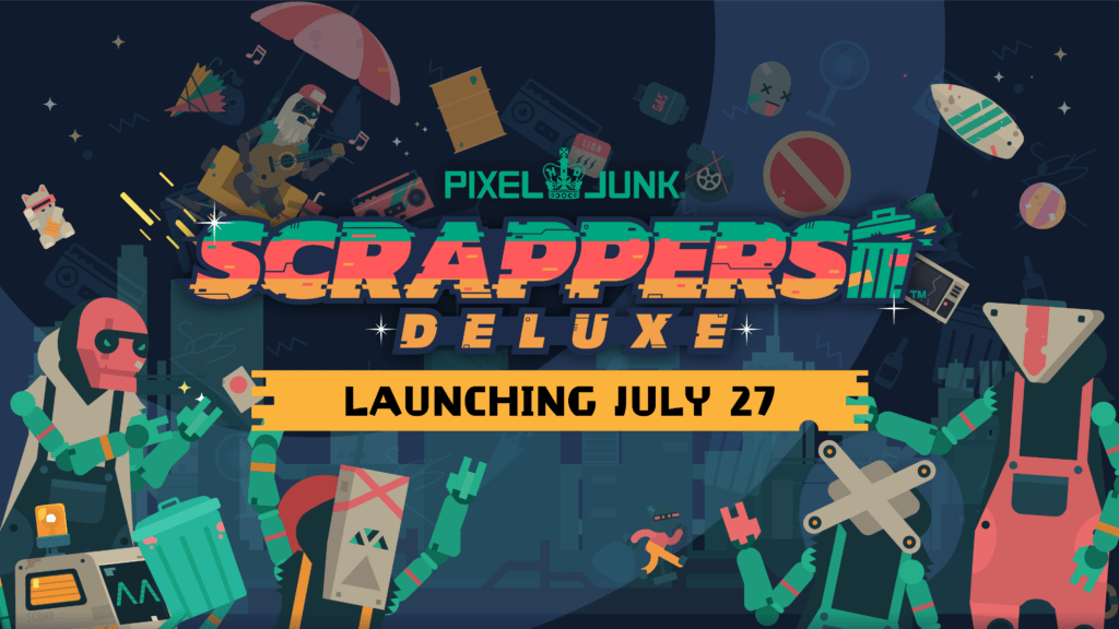 PixelJunk Scrappers Deluxe launches July 27 - Gematsu