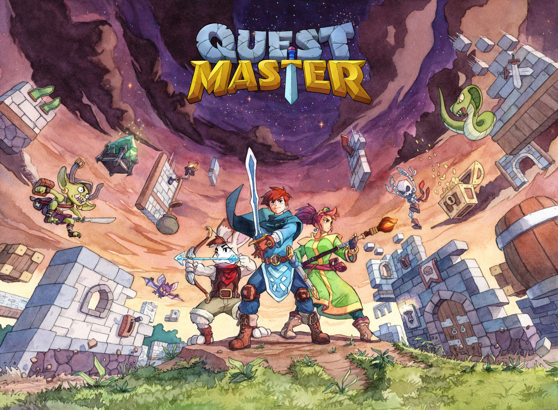 Retro dungeon maker Quest Master announced for Switch, PC - Gematsu