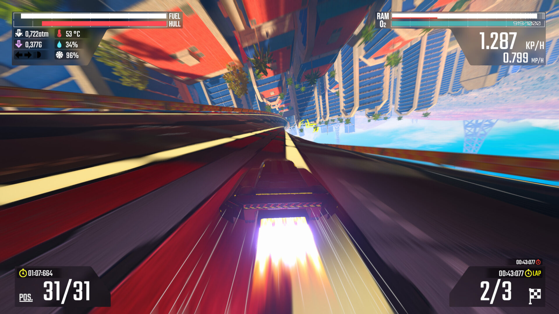 Hoverjet racing game XF Extreme Formula announced for PC - Gematsu