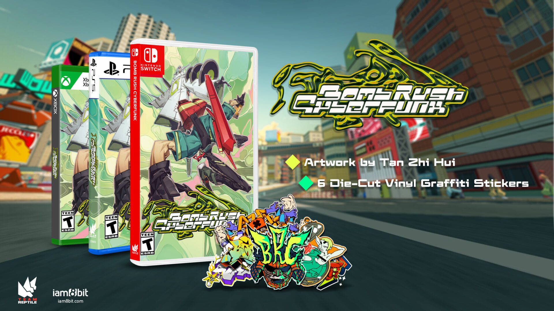 Bomb Rush Cyberfunk physical edition announced - Gematsu