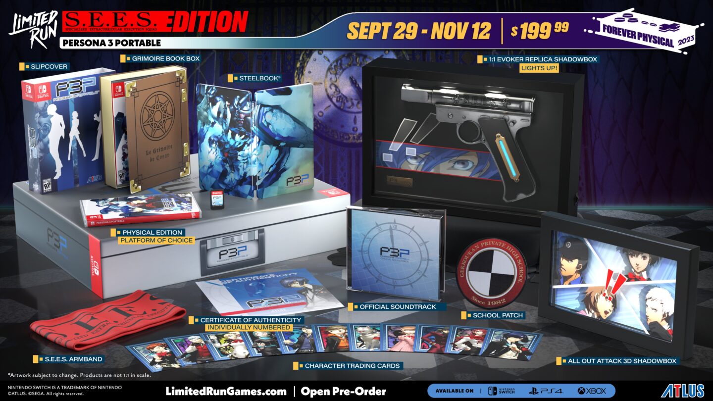 Persona 3 Portable and Persona 4 Golden limited run physical editions ...