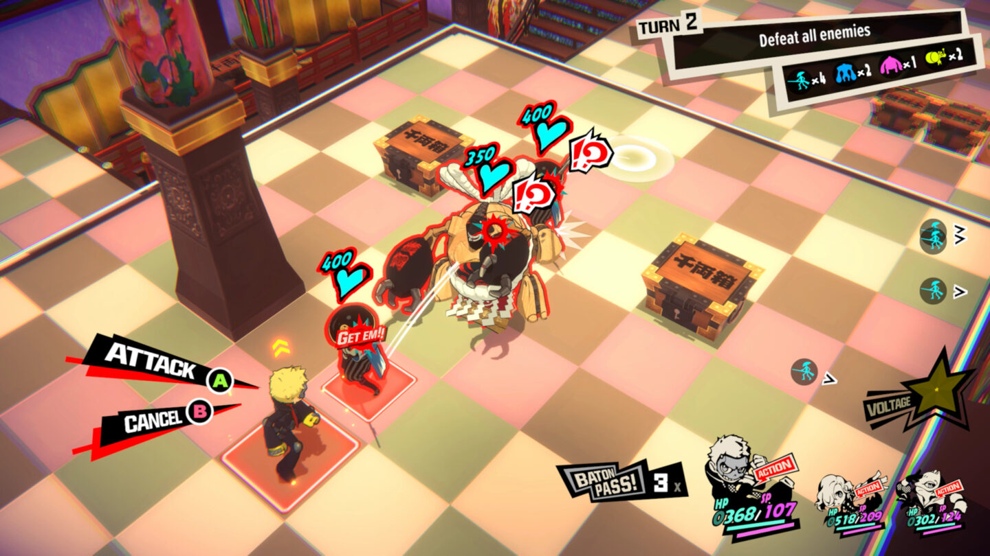 Persona 5 Tactica details unique enemies, stage elements, charge, sub ...