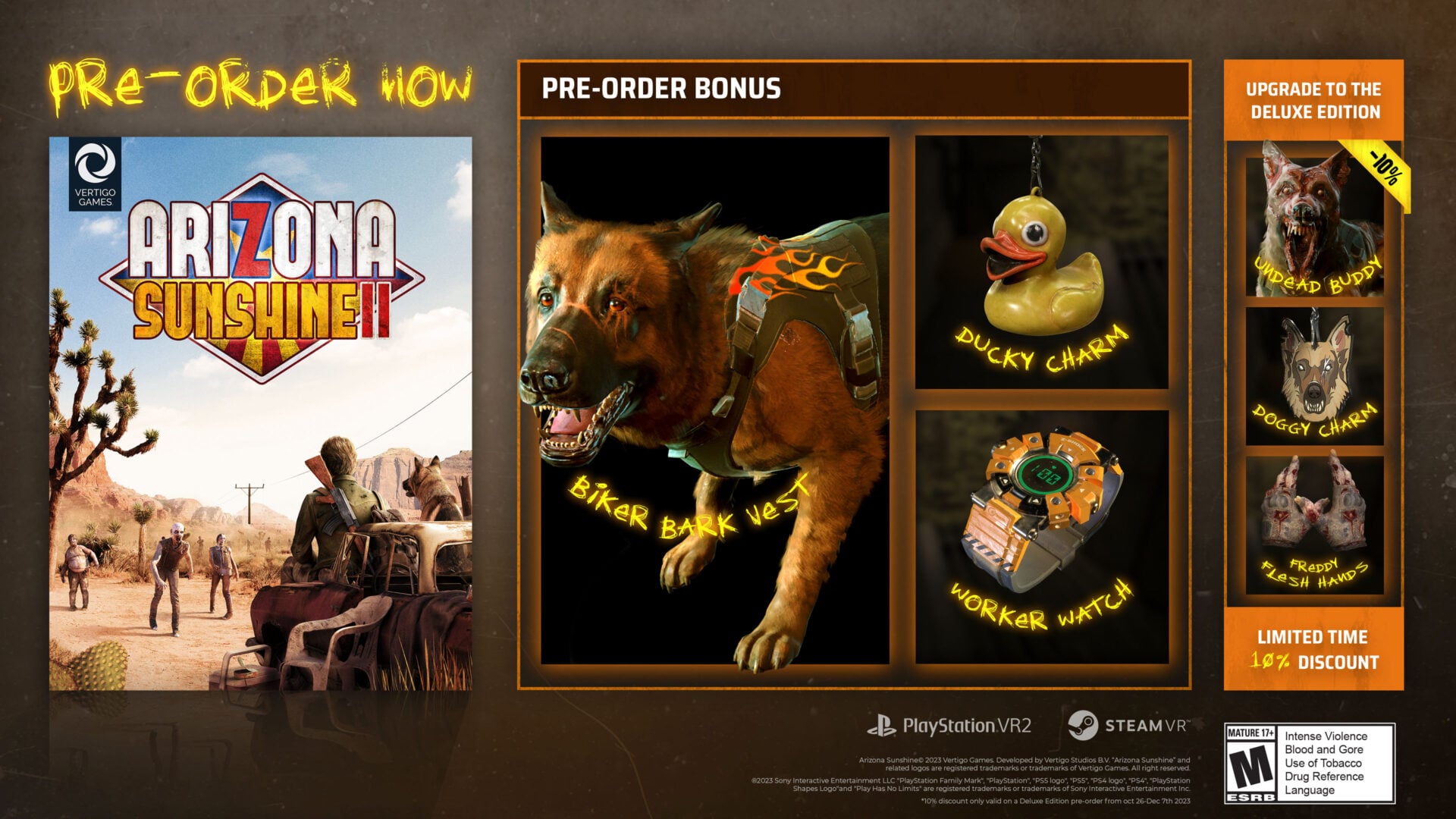 Arizona Sunshine II launches December 7 for PS VR2, SteamVR, and Quest - Gematsu