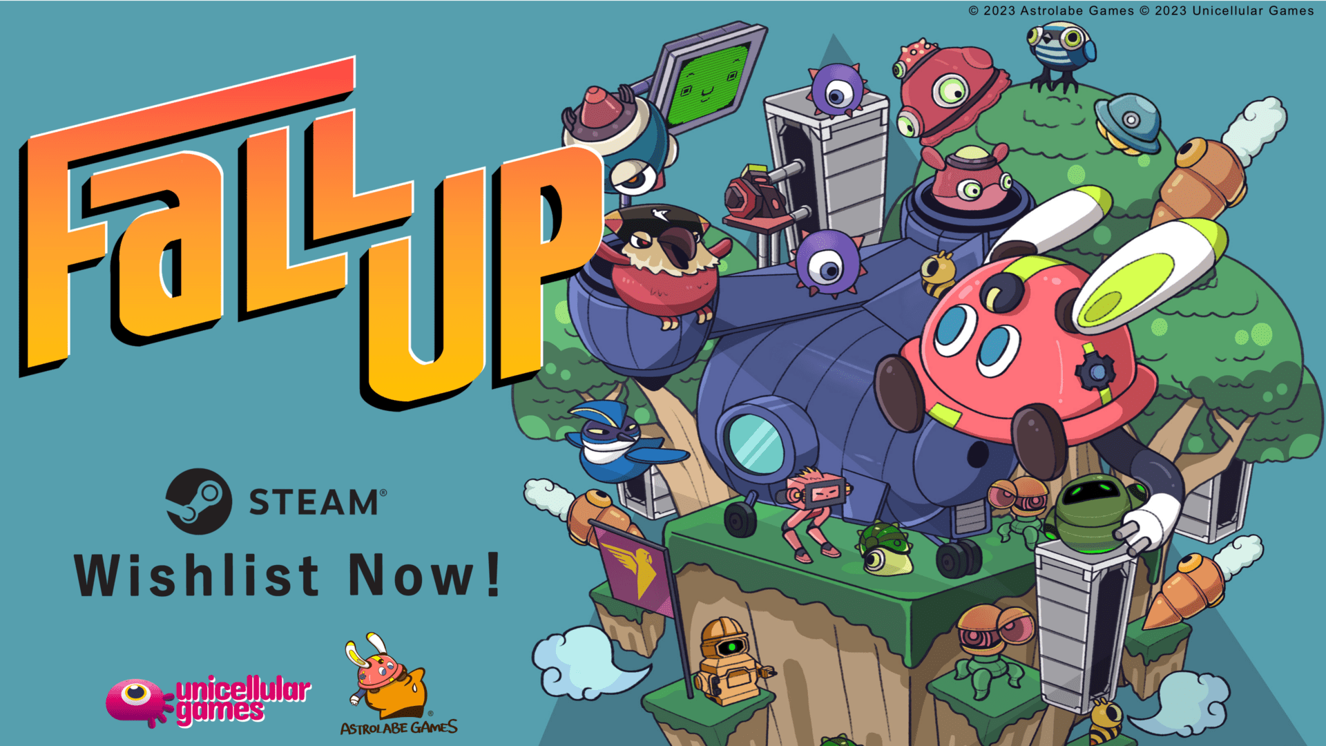 2.5D side-scrolling precision platformer Fall Up to be published by ...